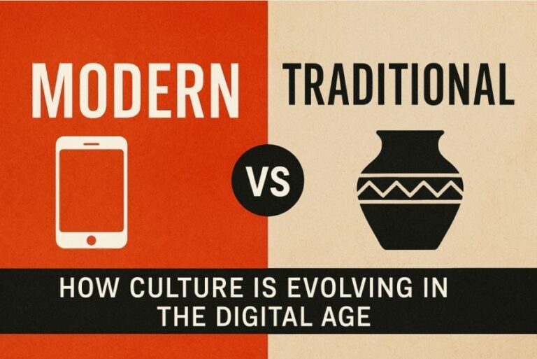 Modern vs Traditional: How Culture Is Evolving in the Digital Age ...